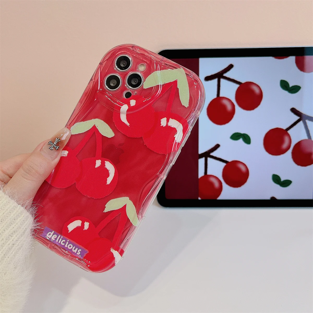 Red-cherry-peach-Phone-Case-For-iPhone-14-Plus-7-8-X-XS-XR-11-12.jpg