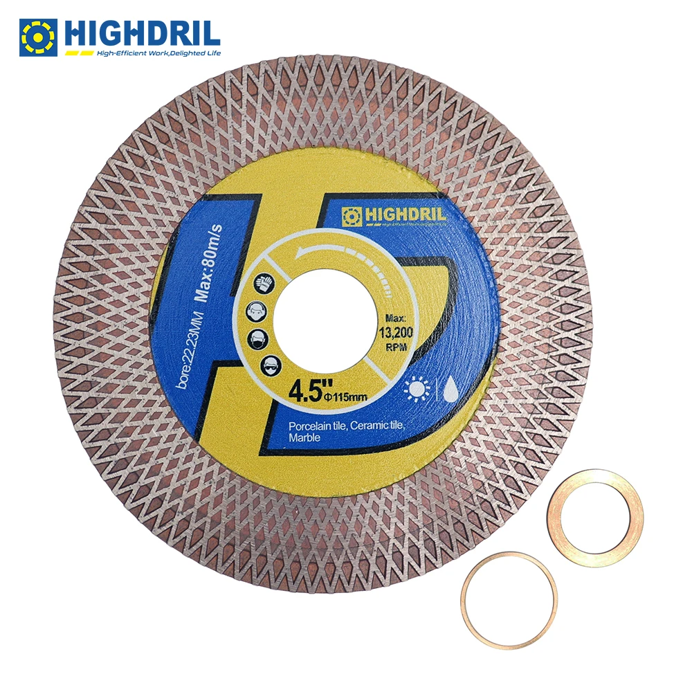HIGHDRIL-1pc-Diamond-Hot-Pressed-Sintering-Double-sides-X-Mesh-Cutting ...