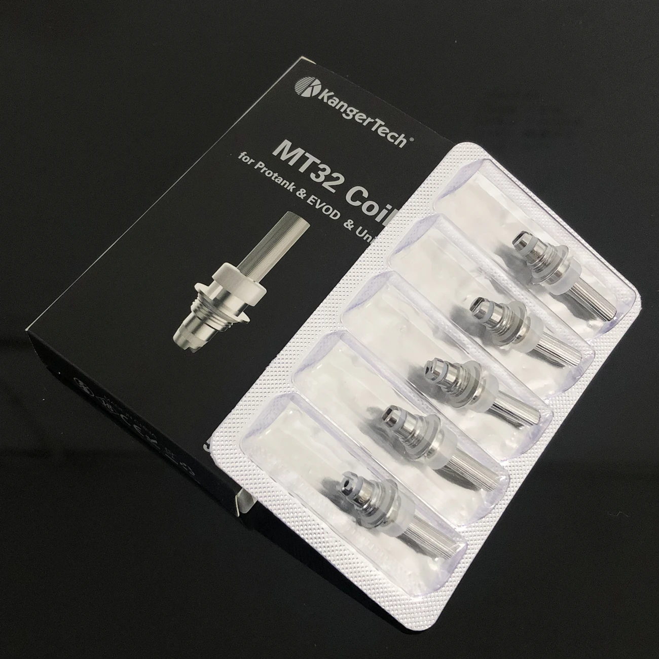 Original Kanger EVOD MT32 Replacement Coil Heads Fit Protank Unitank - 5pcs/pack