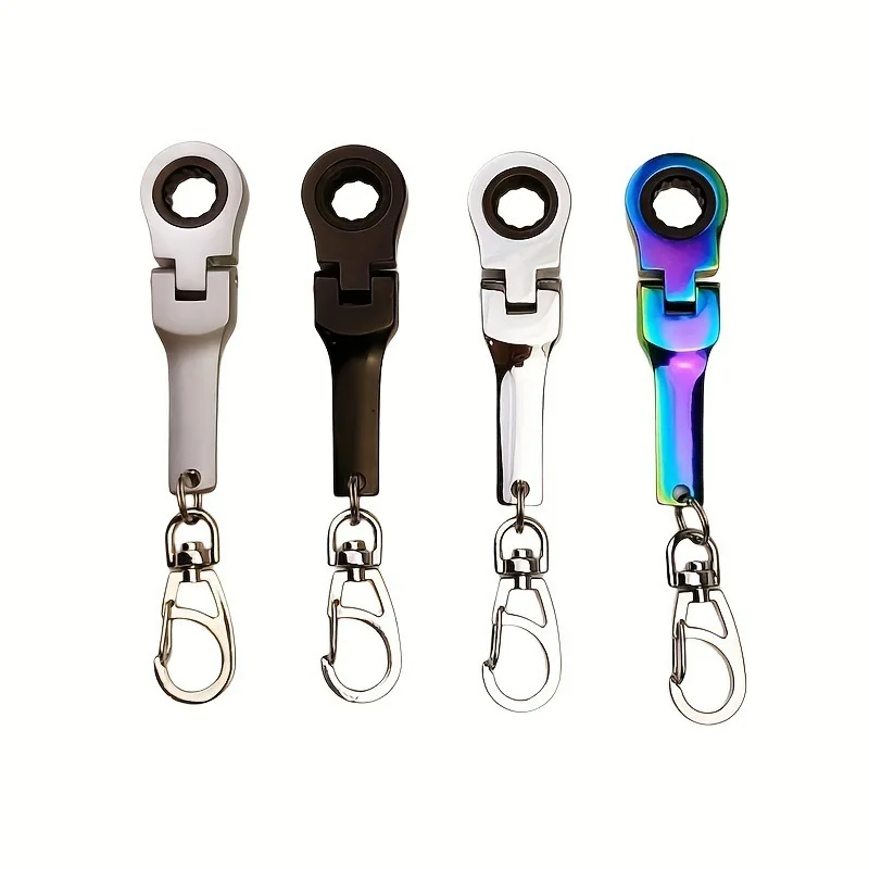 rachet-keychain-10mm-Ratchet-Wrench-Mini-Shaped-Metal-Racing-Keychain ...