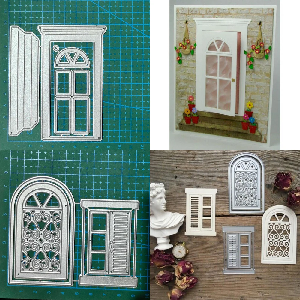 Doors-windows-Metal-Cutting-Dies-For-DIY-Scrapbooking-Paper-Card ...