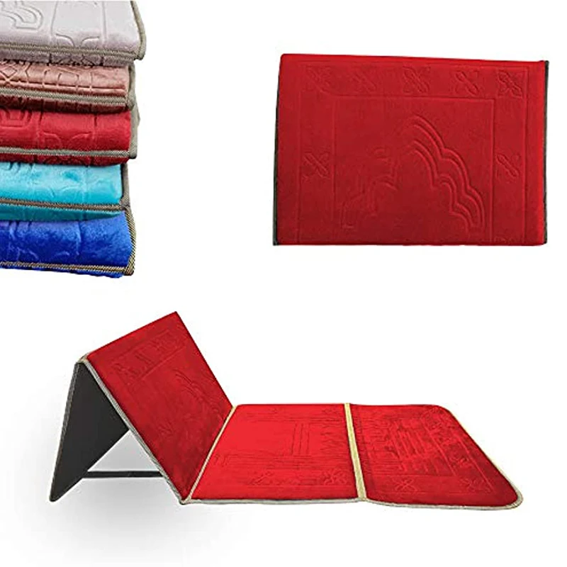 Folding Meditation Yoga Exercise Mat Portable Outdoor Fitness Workout ...