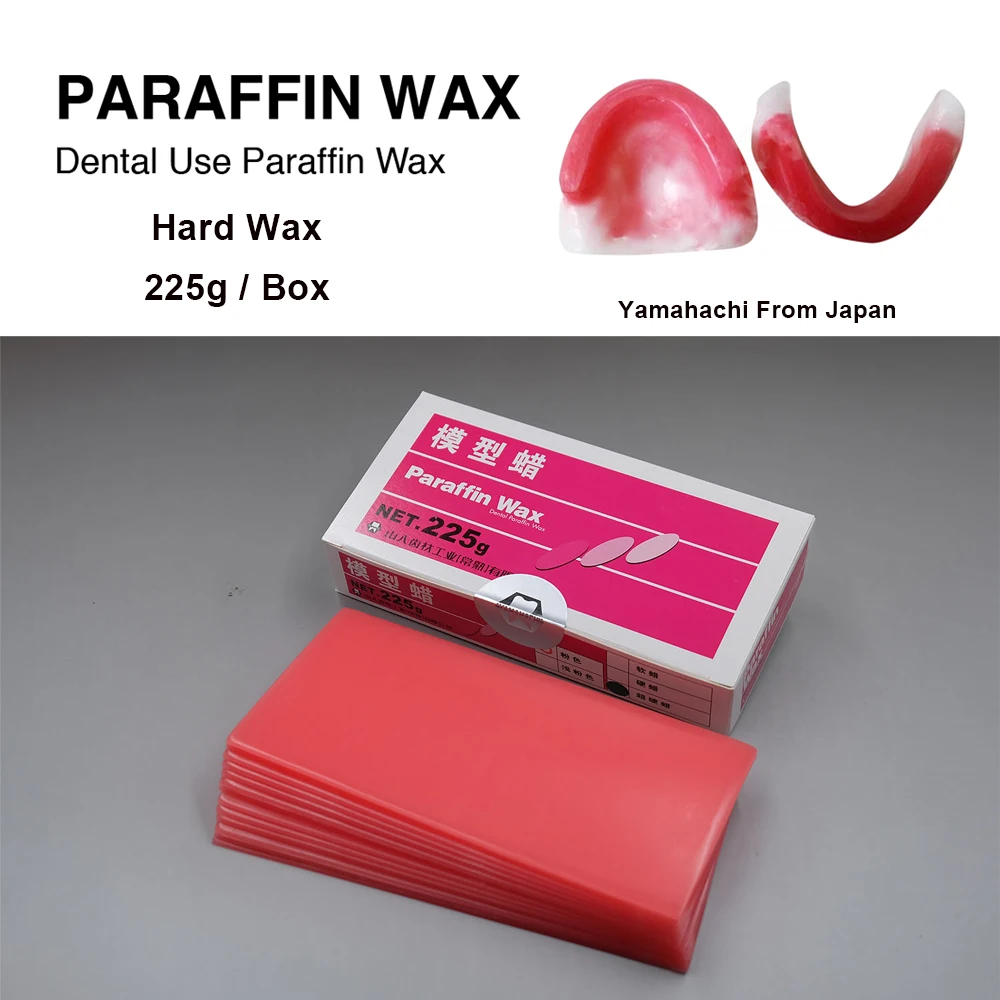 Yamahachi-Paraffin-Wax-Dental-Laboratory-Material-Super-Hard-Wax-225g-Red-Sheet-Base-Plate ...