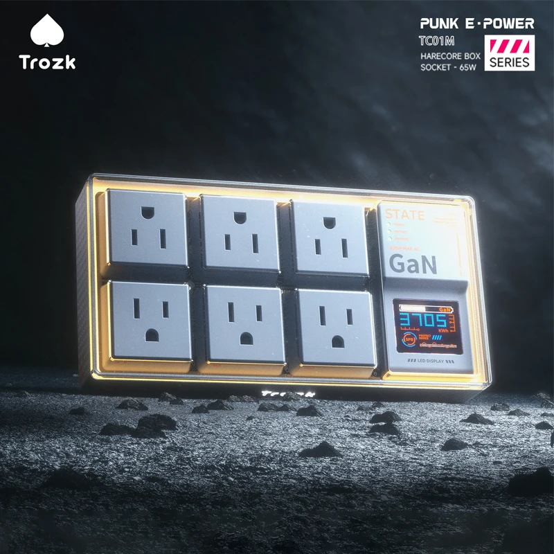 Trozk-65W-Punk-Power-E-Sports-Desktop-Socket-Power-Strip-Power-Strip ...