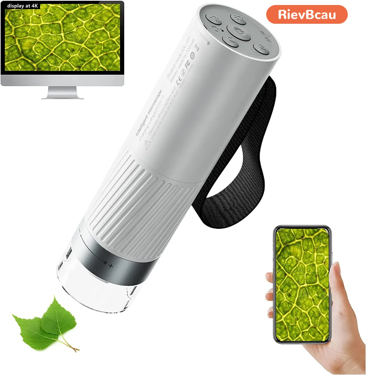 RIEVBCAU-Wireless-Digital-Microscope-Portable-USB-Microscope-400X ...