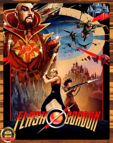 Flash Gordon - Movie Poster - Rare - Metal Sign - AliExpress 15
