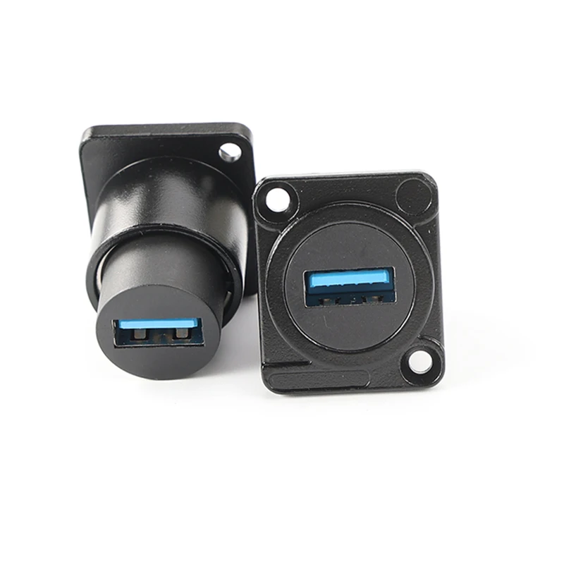 Multiple-Styles-Pass-Through-Micro-USB-3-0-Wall-Mount-USB-180-Straight ...