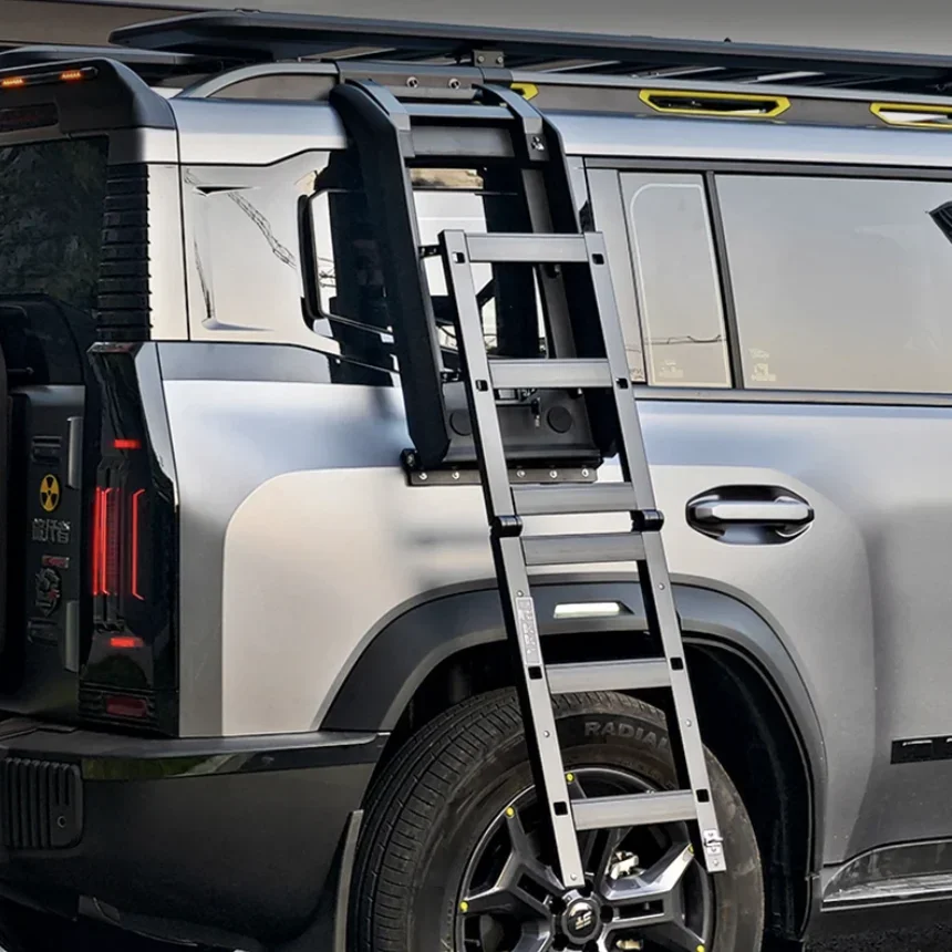 Offroad-Accessories-Universal-Adjustable-Foldable-Elevatable-Car-Ladder ...