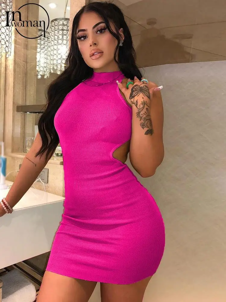 Hot Pink Club Dresses