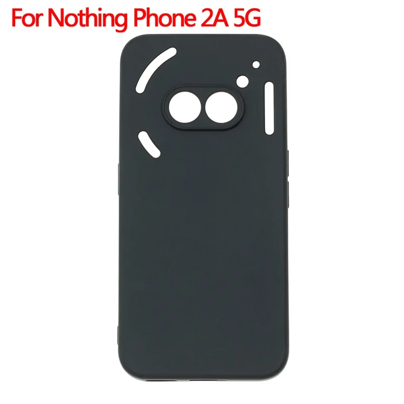 Shockproof Soft TPU Silicon Phone Case for Nothing Phone 2A Matte Black ...