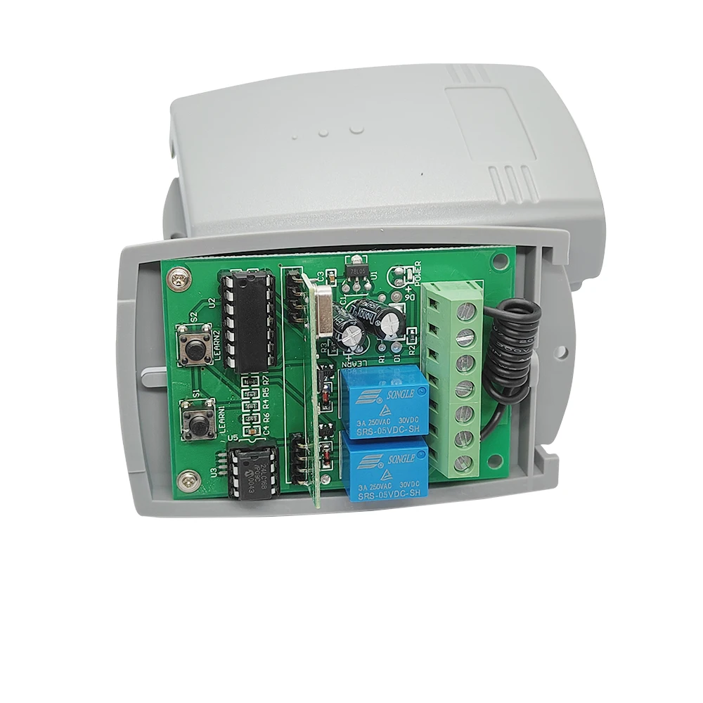 Universal-Garage-Remote-Control-Receiver-433-92MHz-12-24V-2-Channel ...