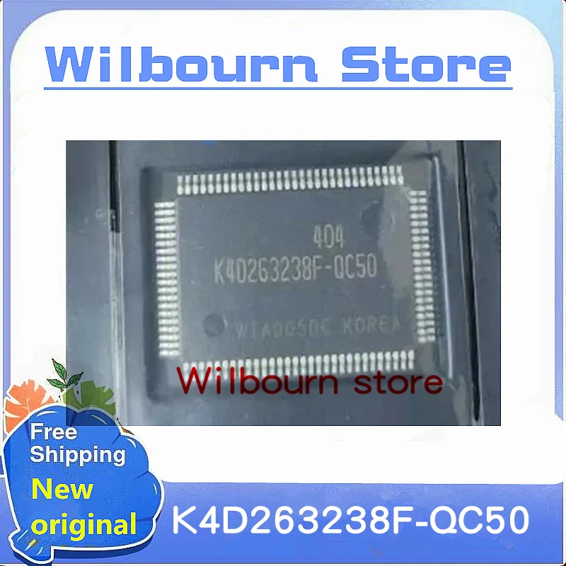 10PCS-LOT-K4D263238F-QC50-K4D263238F-QC-K4D263238F-TQFP100-100-New ...