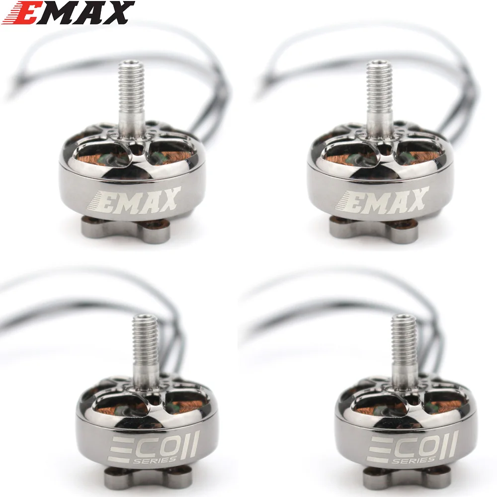 1 / 2 / 4 pcs EMAX ECO II Series 2306 6S 1700KV / 1900KV 4S 2400KV Brushless Motor for RC FPV ...