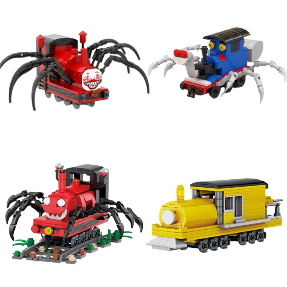 MOC-Choo-Choo-Charles-Horrors-Game-Building-Blocks-Demonic-Spider-Train ...
