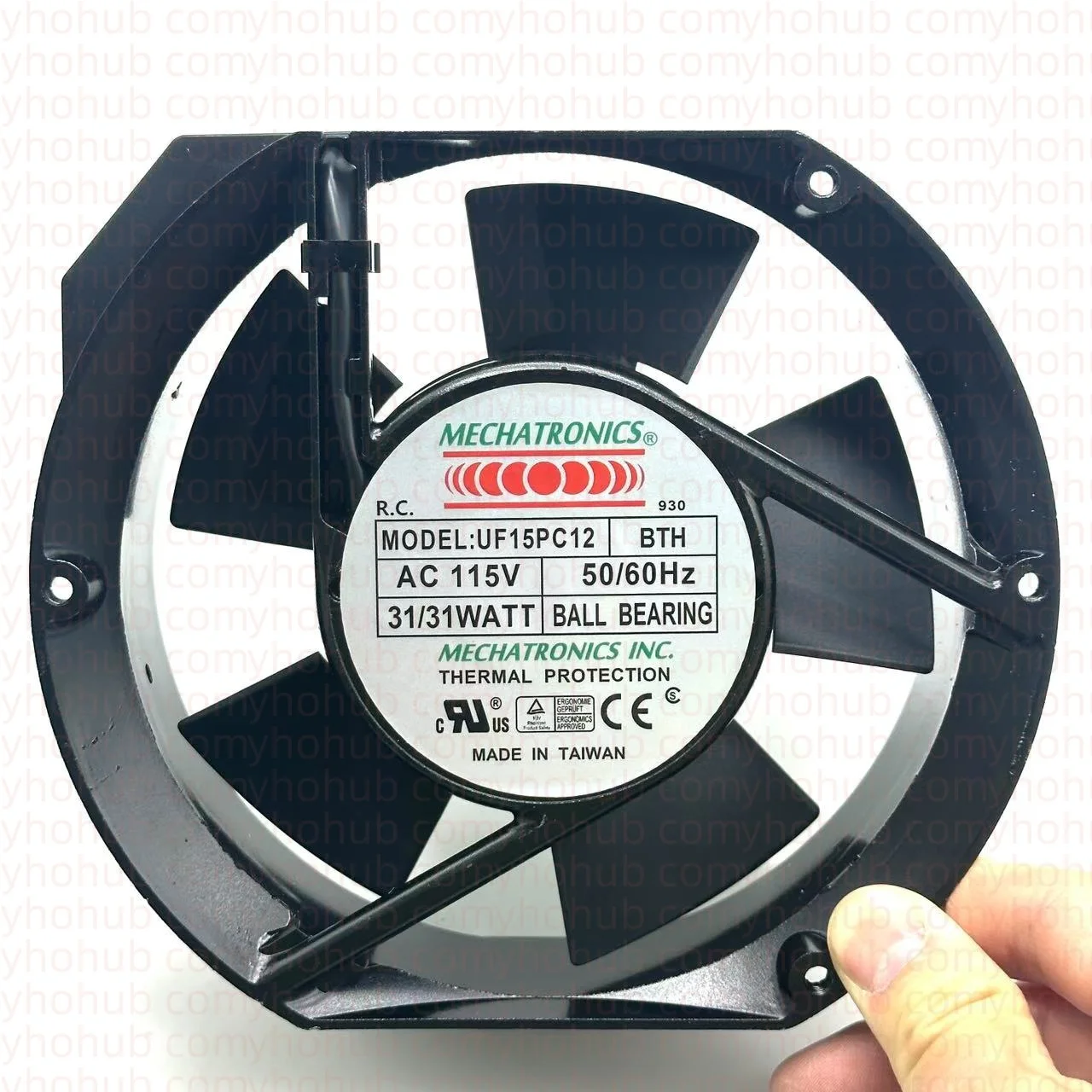 메카트로닉스-서버 냉각 팬, UF15PC12 spr AC 115V 50/60Hz 150x150x50mm - AliExpress 7