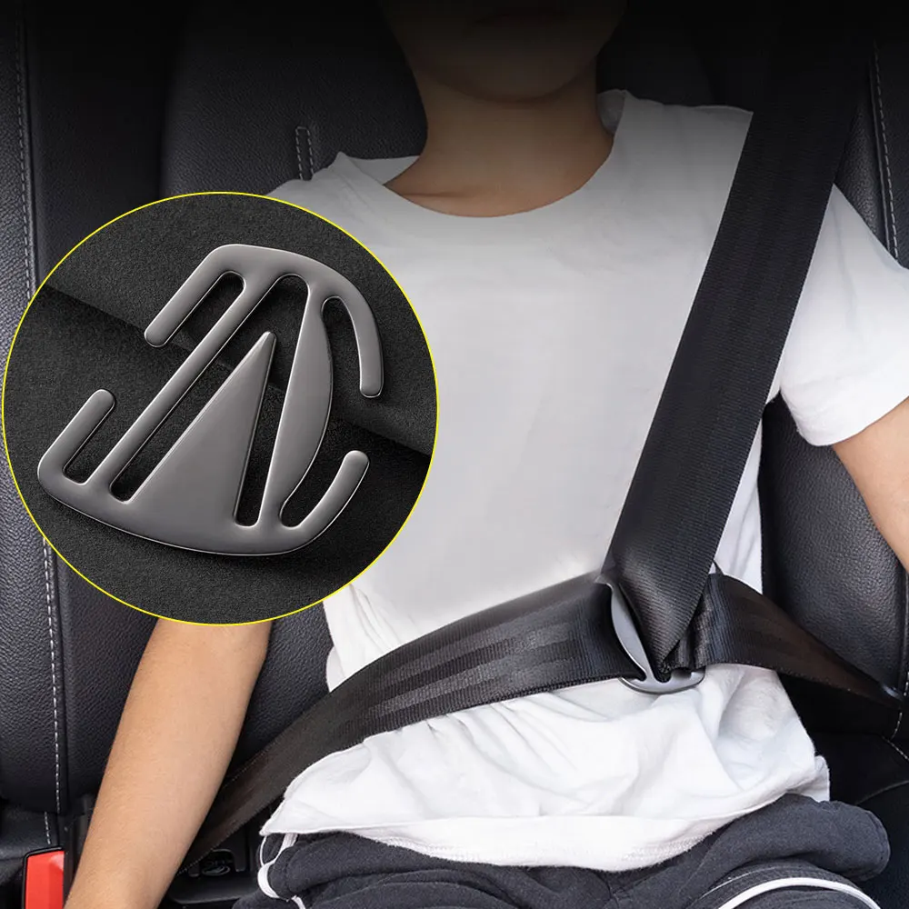 1PC-Kids-Neck-Strap-Metal-Positioner-Lock-Safety-Belt-Stopper-Seat-Belt ...