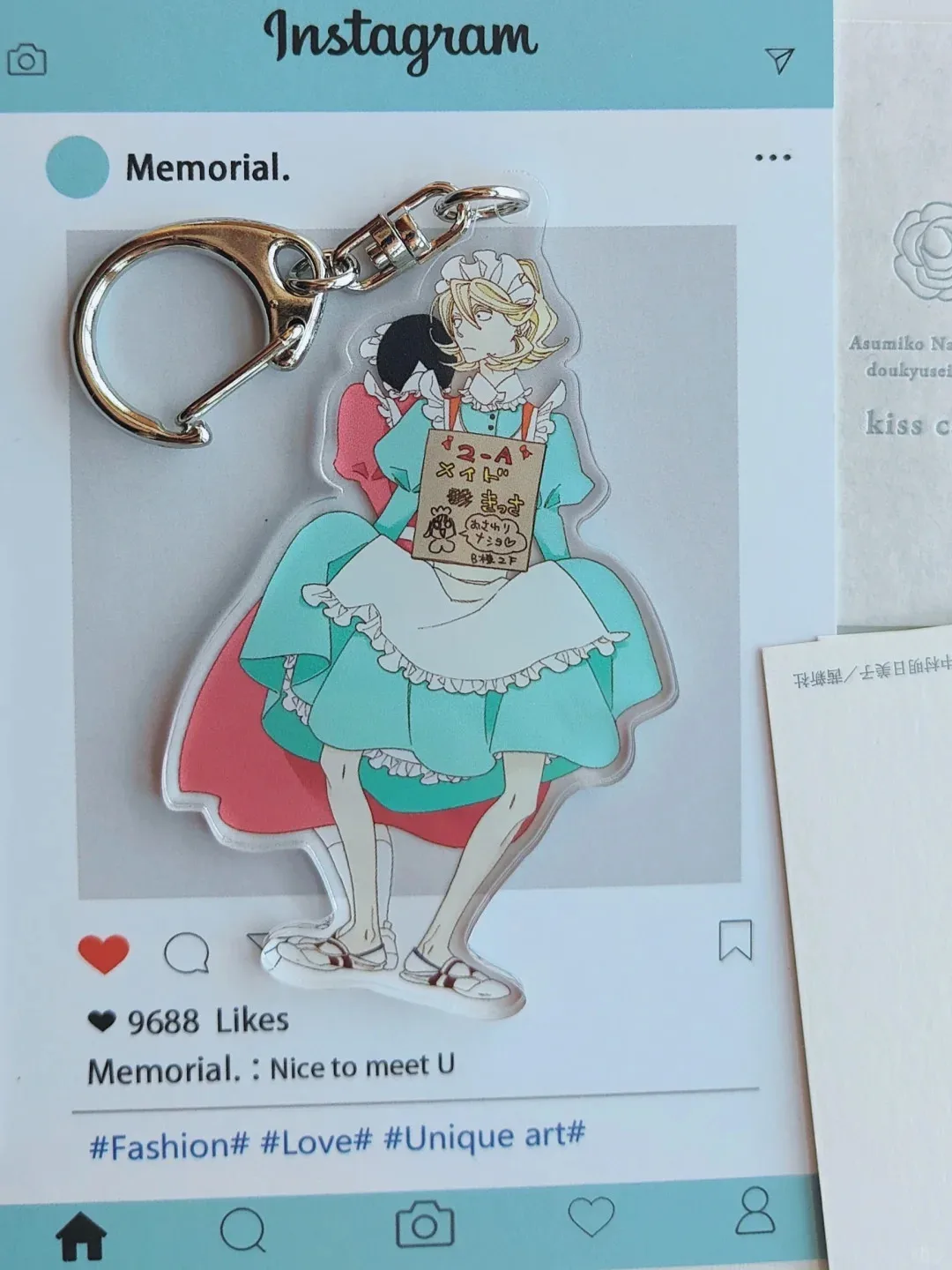 Sajou-Rihito-Anime-KeyChain-Women-Key-Chain-for-Men-Key-Ring-Acrylic ...