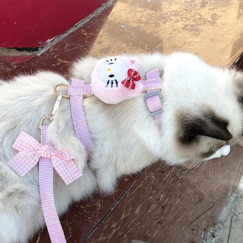 Kawaii-Hello-Kitty-Pet-Traction-Rope-Anime-Sanrio-Dog-Chain-Anti ...