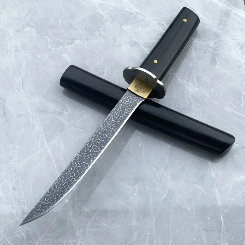 Outdoor-High-hardness-straight-knife-EDC-portable-pocket-knife-camping ...