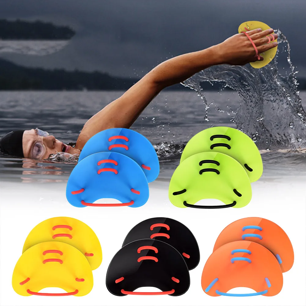 Silicone-Swimming-Paddles-Training-Adult-Children-Hand-Webbed-Gloves ...
