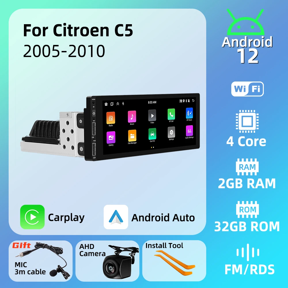 1din-Android-Car-Multimedia-for-Citroen-C5-2005-2010-1-Din-Radio-Stereo ...