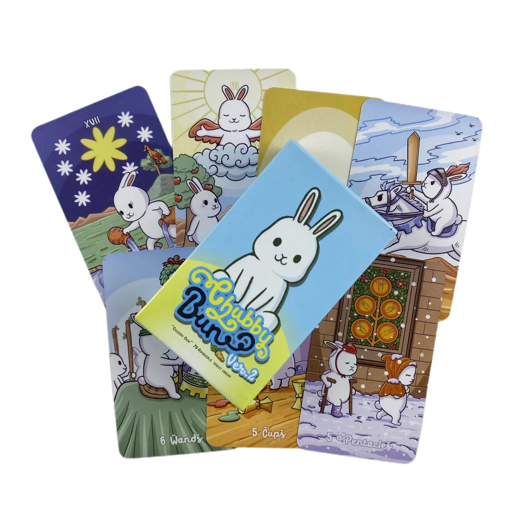 Chubby-Bun-Rabbit-Tarot-Cards-Ver-2-Divination-Deck-English-Versions ...