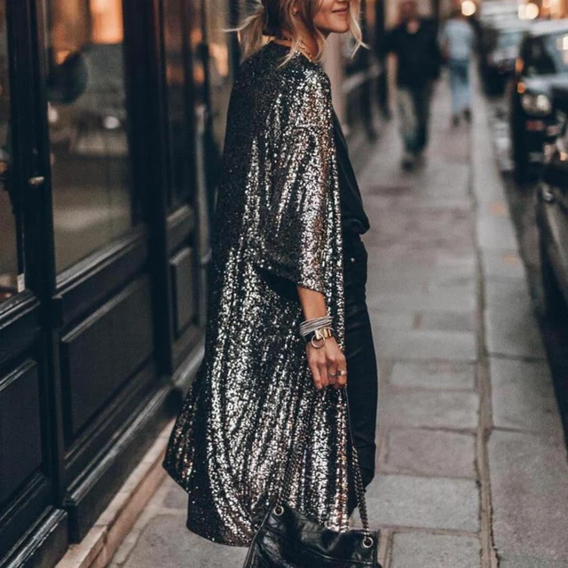 Gold Long Cardigan