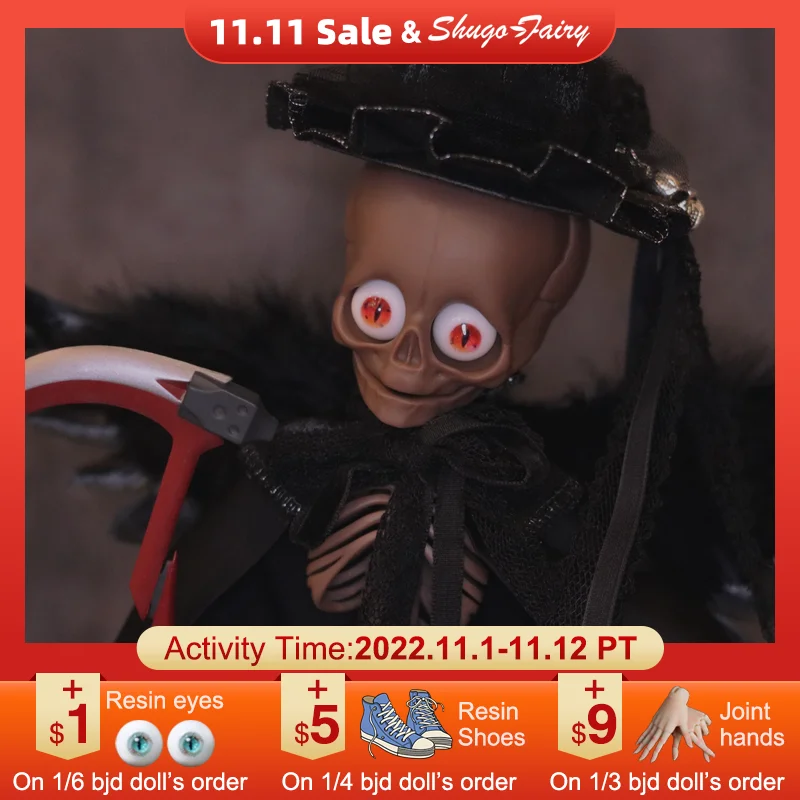 1/6 BJD Skeleton Girls Boys YOSD Ball Jointed Doll Resin Toys for Kids ...