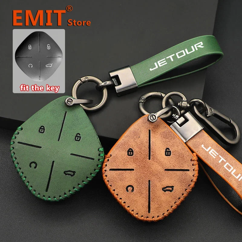 Handmade-Genuine-Leather-Car-Key-Case-for-Jetour-Dashing-IDM-X-1-Plus ...