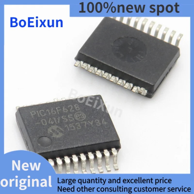 1 50 PCS PIC16F628 04I/SS PIC16F628 SMD SOP 18 Microcontroller Chip ...