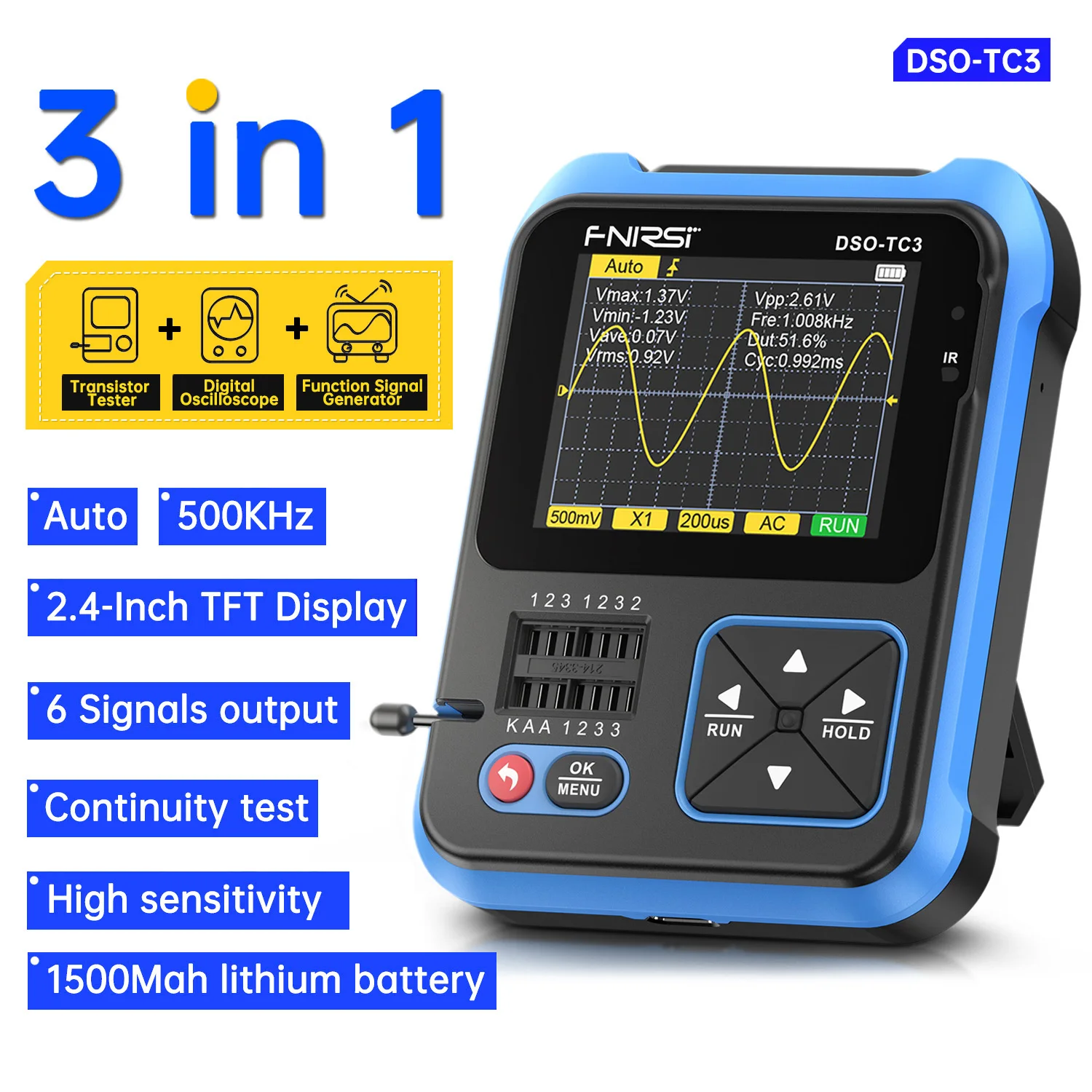 NEW-DSO-TC3-Digital-Oscilloscope-Transistor-Tester-Function-Signal ...