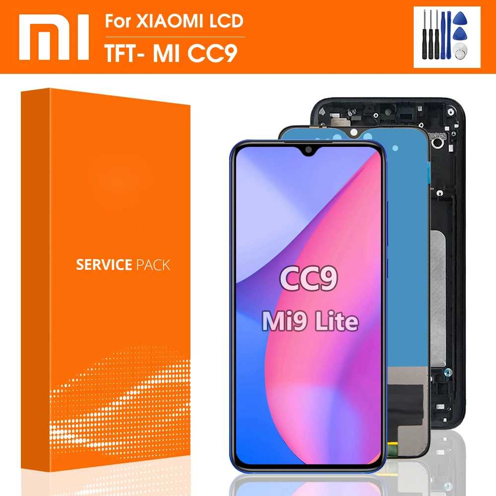 Pantalla-LCD-100-probada-para-Xiaomi-Mi-9-lite-montaje-de-digitalizador ...