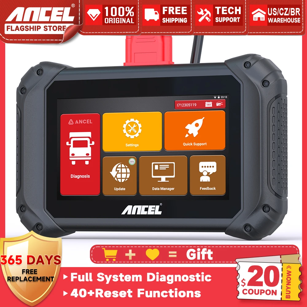 ANCEL-V5-HD-Heavy-Duty-Truck-Diagnostic-Tools-Full-System-Diagnostic-ECU-Coding-BI-directional ...