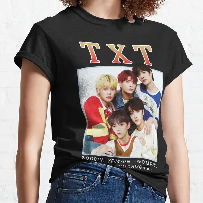 TXT Tomorrow x Together CUTE Vintage 90s Band Tee T Shirt tees t shirts ...