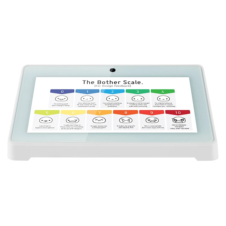 7 Inch Touch Screen Android Insightful Feedback Customer Satisfaction ...