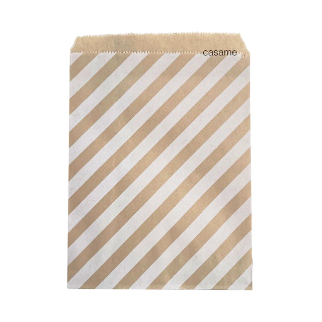 25 Pcs Pure Solid Color Bags Kraft Paper Bag Candy Biscuit Gift ...