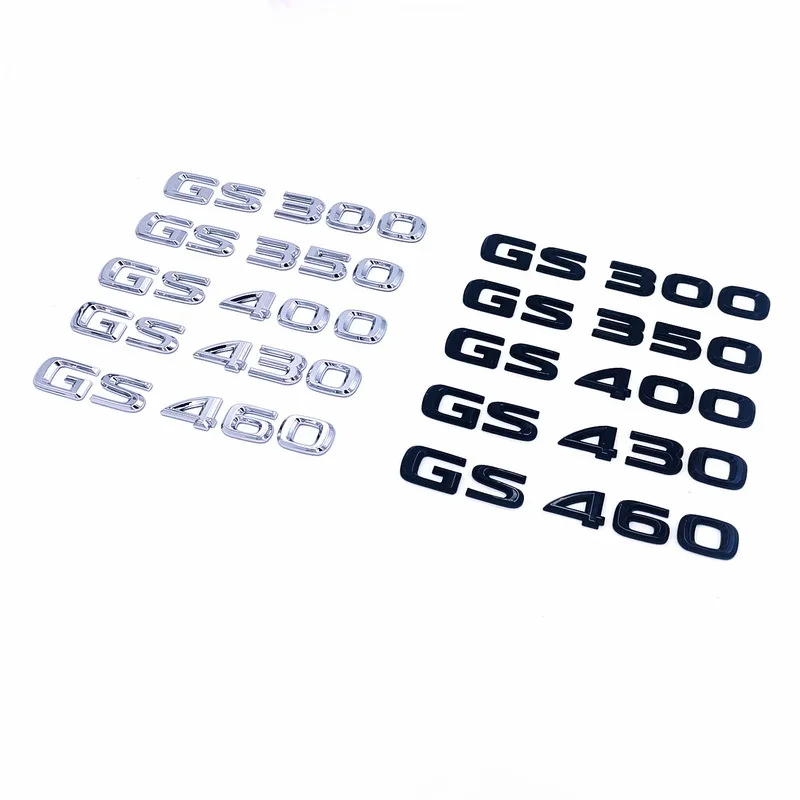 Car Trunk Letters Words Logo Badge Emblem Decals Sticker For Lexus GS ...