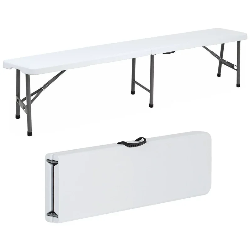 6-ft-Plastic-Folding-Bench-Portable-Indoor-Outdoor-Bench-White-outdoor ...