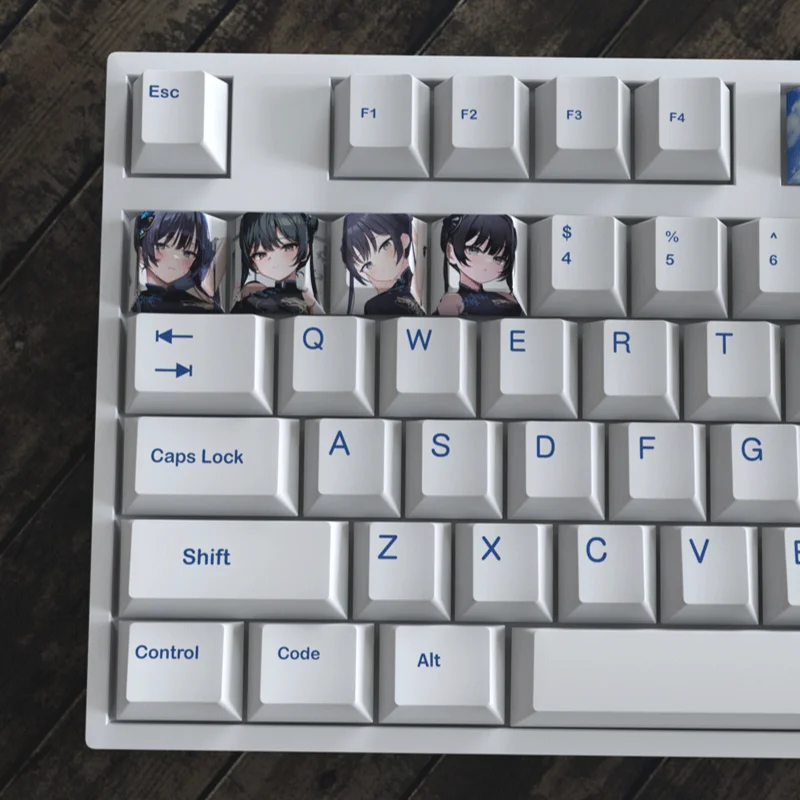 Blue-Archive-Keycaps-Personalized-Cute-Mechanical-Keyboard-Keycaps-3 ...