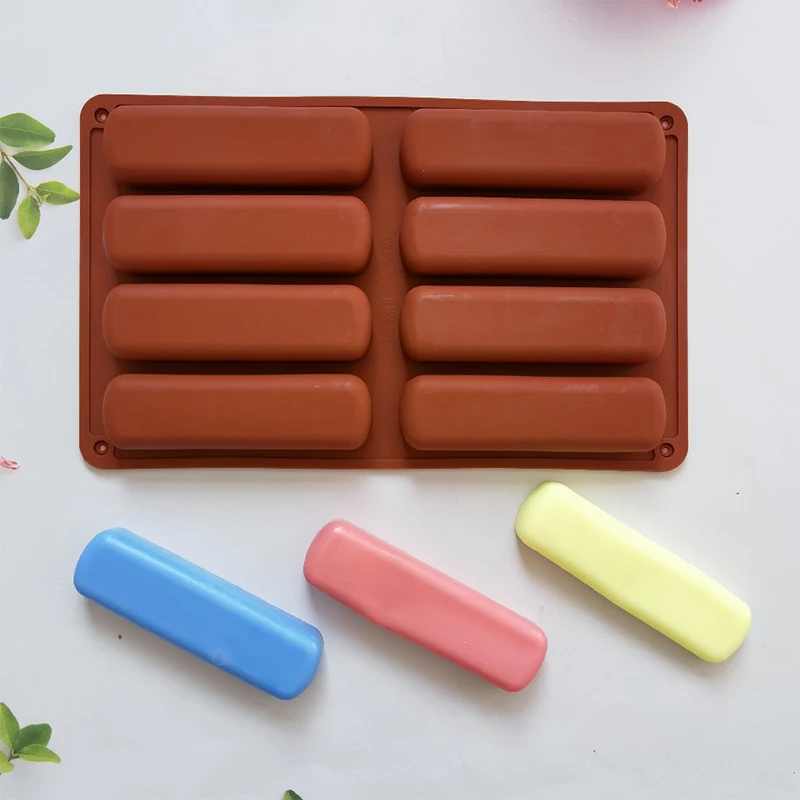 8-Cavity-Long-Strip-Silicone-Mold-DIY-Cake-Pan-Puff-Baking-Mold ...