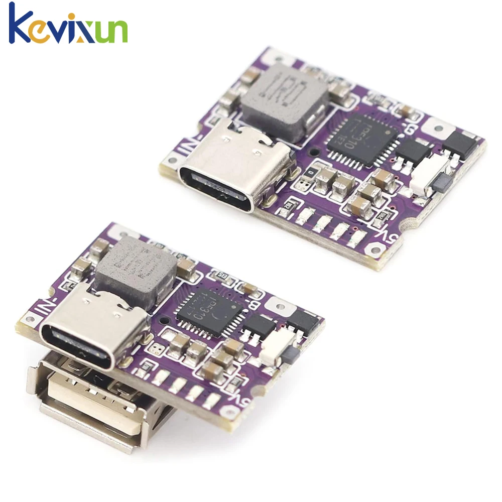 Mini-type-C-Charger-Power-Bank-Motherboard-3A-Charging-And-Discharging ...