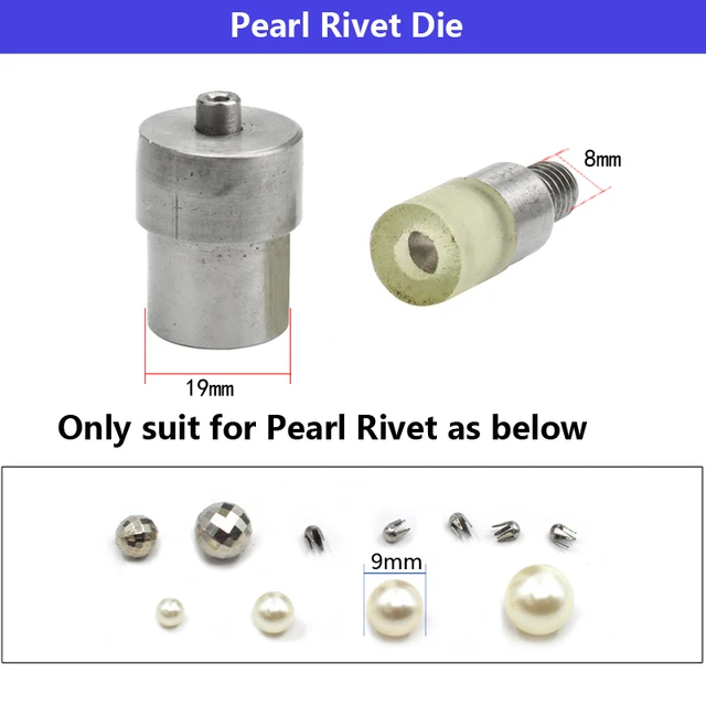 Pearl Rivet Dies for Hand Press Tool Mold for Rivets Pearl for DIY ...