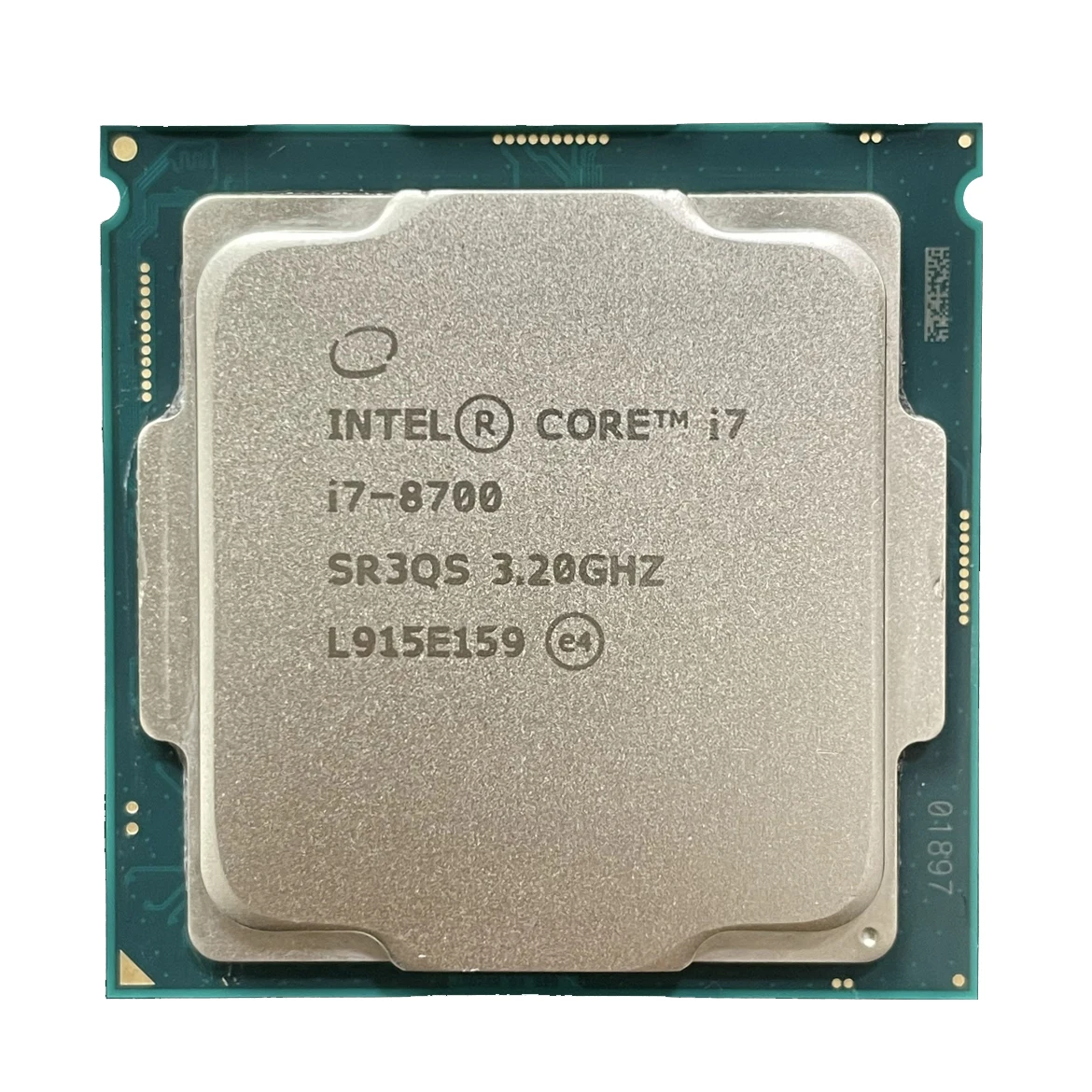 Used Intel Core i7 8700 3.2GHz Six-Core Twelve-Thread 12M 65W CPU ...