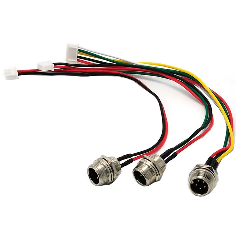 GX16 GX12 Waterproof Aviation Plug Socket With XH2.54 Terminal Cable ...