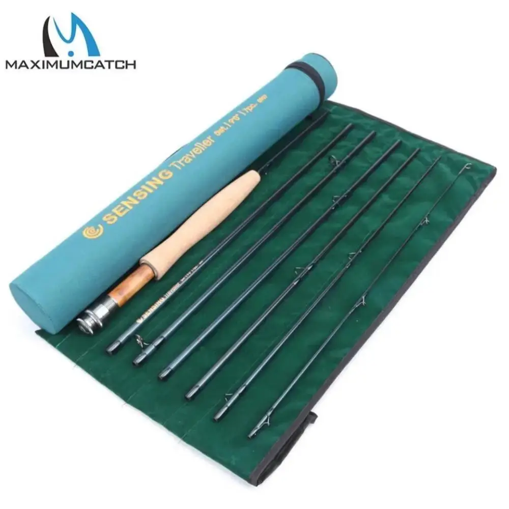 Maximumcatch-9FT-2-7M-7-Section-Fly-Fishing-Rod-5-8WT-Carbon-Fiber ...