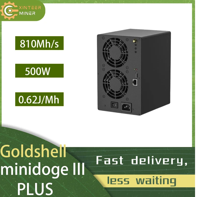 New-Goldshell-MINI-DOGE-III-PLUS-810M-700M-Doge-Coin-Litcoin-Mining ...