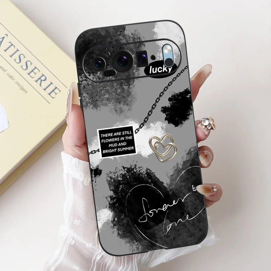 Силиконовый эстетический чехол с бабочкой и цветком для Google Pixel 9 ...