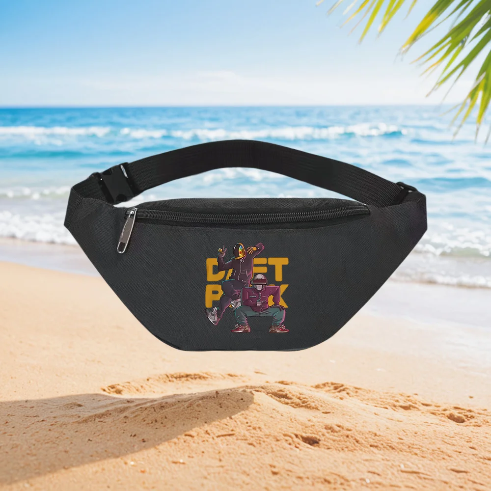 Daft Punk Helmet Design Casual Sporty Fashionable Waist Backpack ...