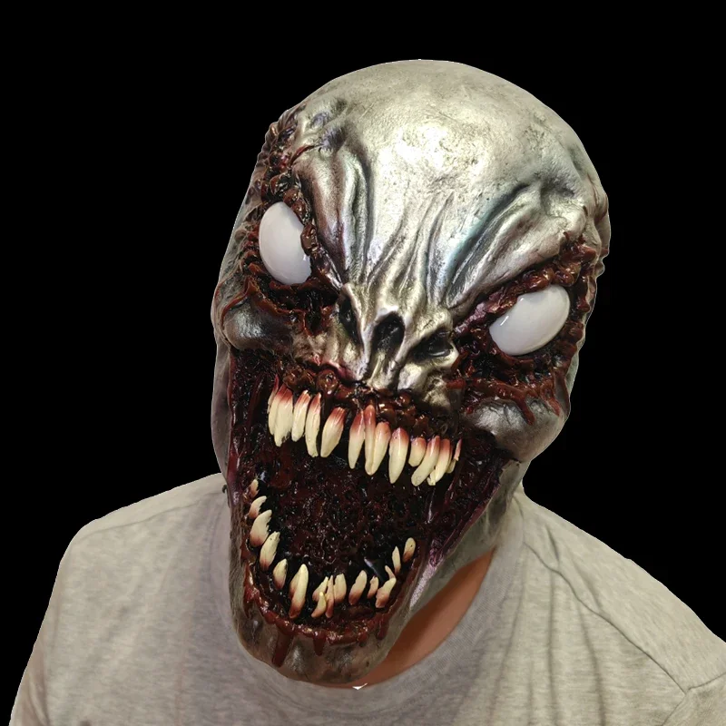 Halloween-Headgear-Venom-Mask-Terrifying-and-Realistic-Exorcist-Latex ...