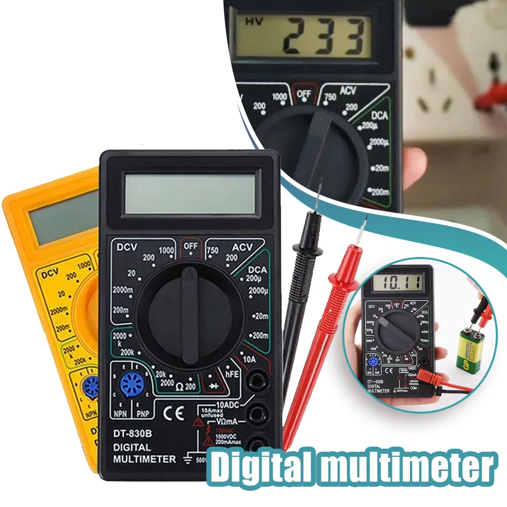 DT830B-AC-DC-LCD-Digital-Multimeter-750-1000V-Voltmeter-Ammeter-Ohm ...